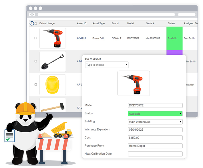 Construction Asset & Equipment Management Software